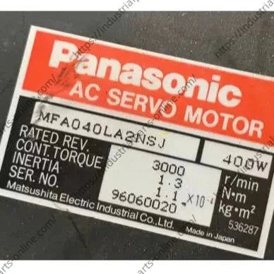 panasonic servo motor MFA040LA2NSJ MFA024LA2NSJ MFA010LA2NSK – GREENWAY