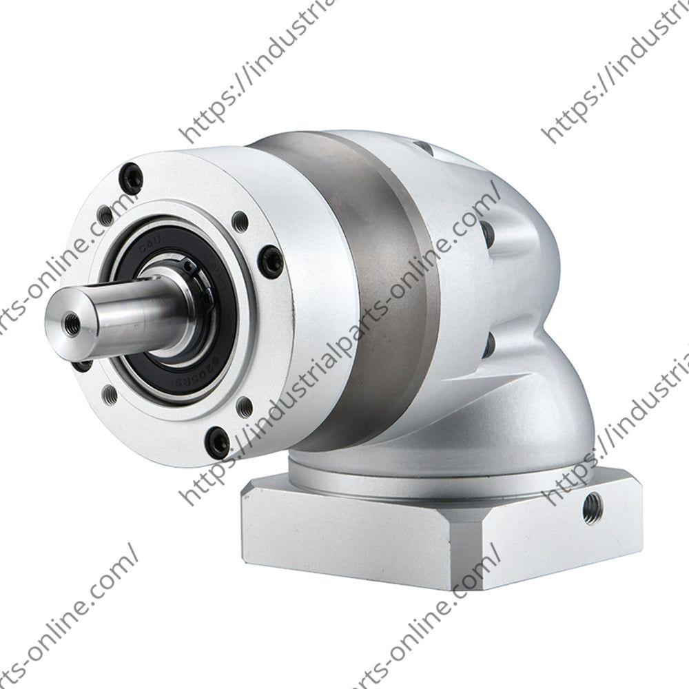 Round flange right angle reducer planetary gear 0.4kw 0.75kw servo mot ...